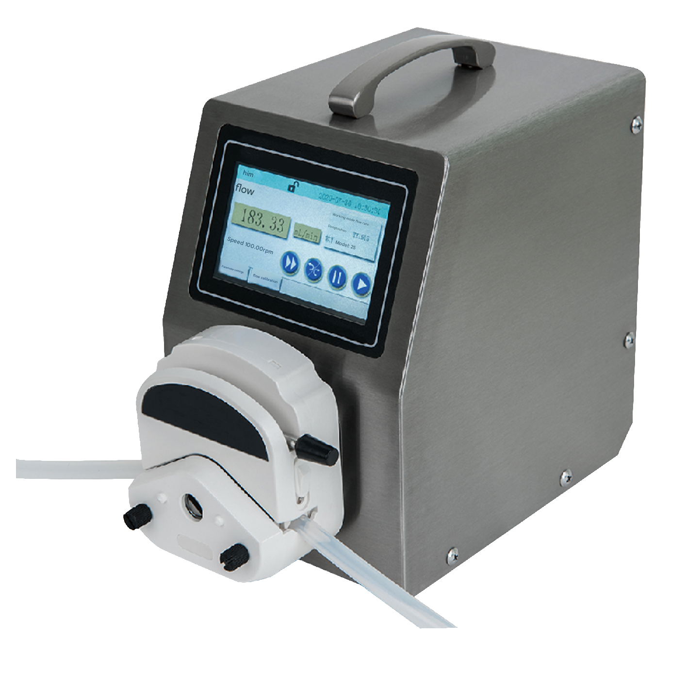 Flow Type Peristaltic Pump, 1 channel, Flow range: 0.07-2280ml/min | BT Lab Systems